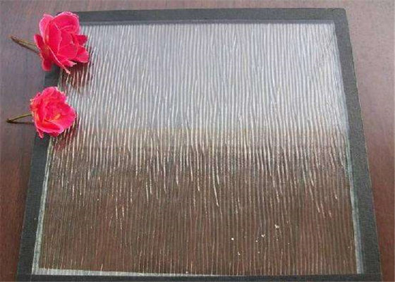 Clear Bronze Mistlite Patterned Glass Sheets , Textured Patterned Glass For Decoration