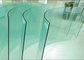 Flat / Bent Tempered Safety Glass High Strength 10mm Toughened Glass For Curtain Wall